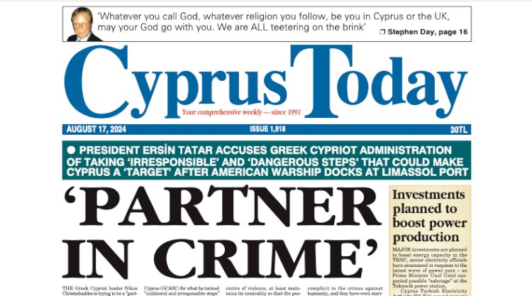 Cyprus Today August 17, 2024 PDFs - Cyprus Today Online